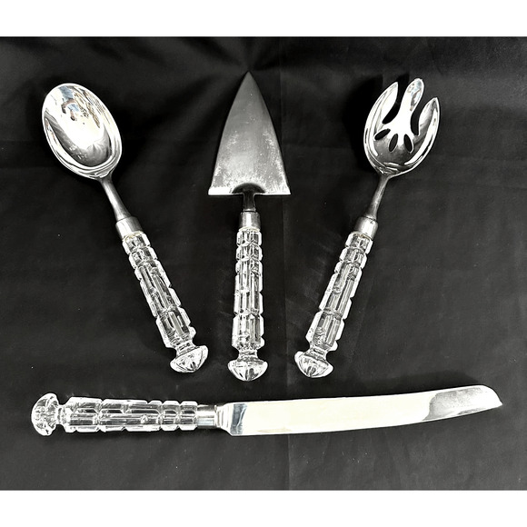 Godinger | Dining | Shannon By Godinger Crystal Handle Silver Plate ...